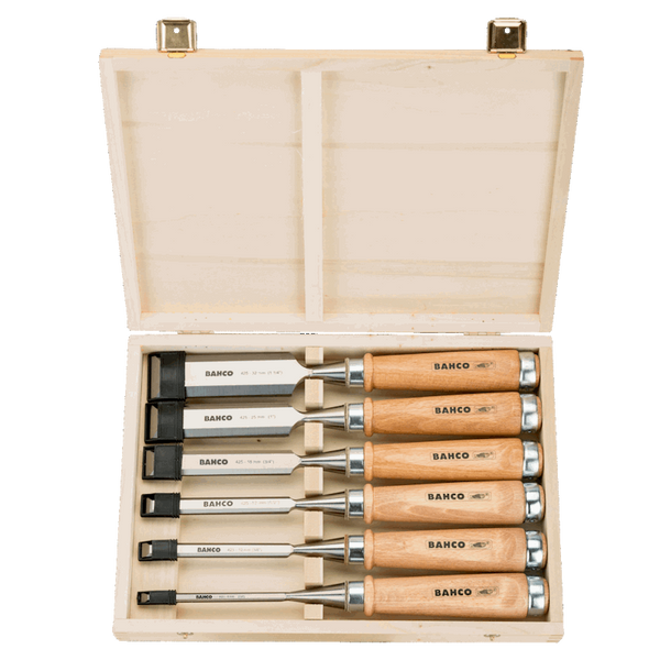Wood Chisels SA | 6mm-38mm | Narex, Bahco, Stanley