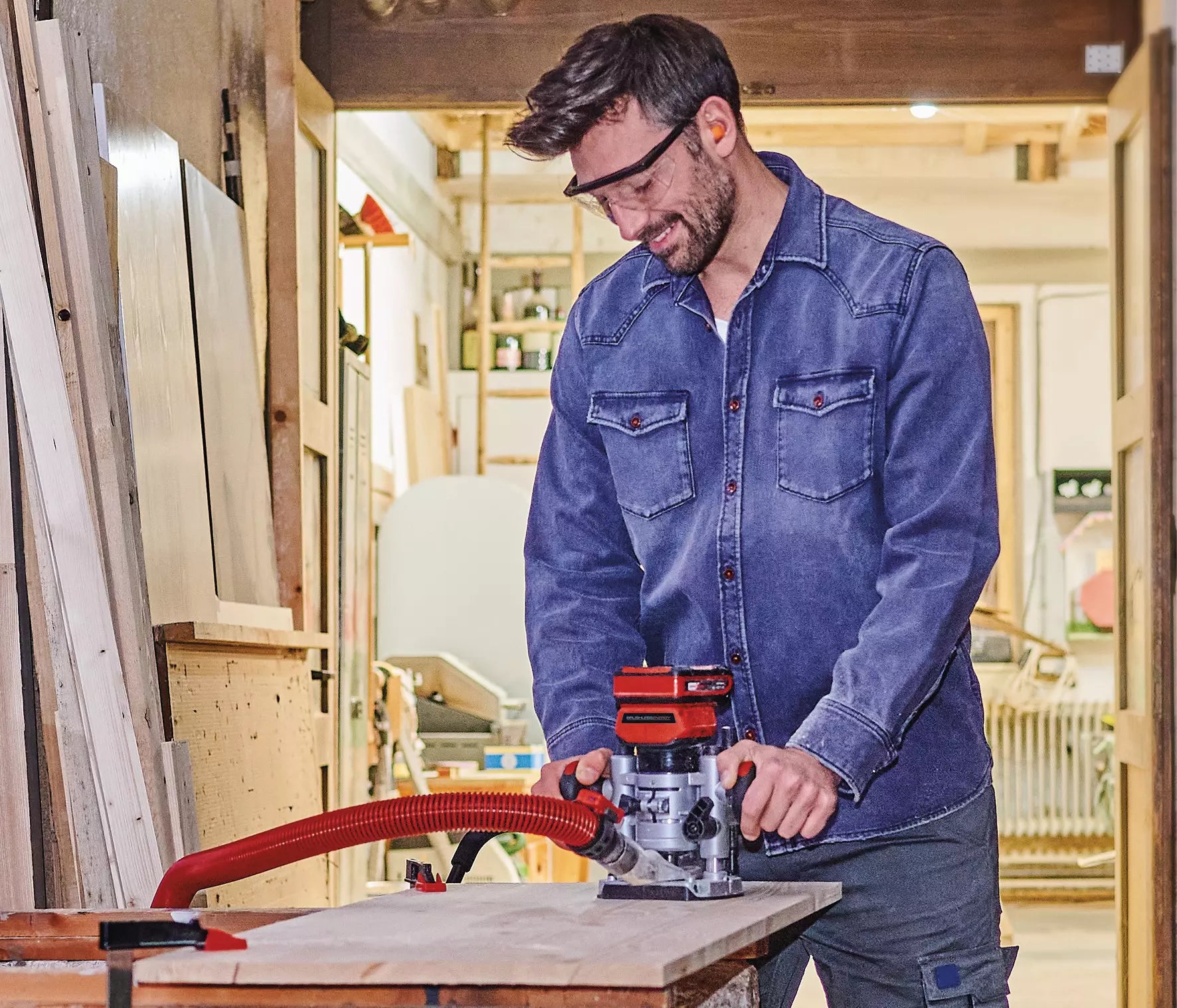 Einhell Cordless Router Palm Router TP-RO 18 Set Li BL - Solo