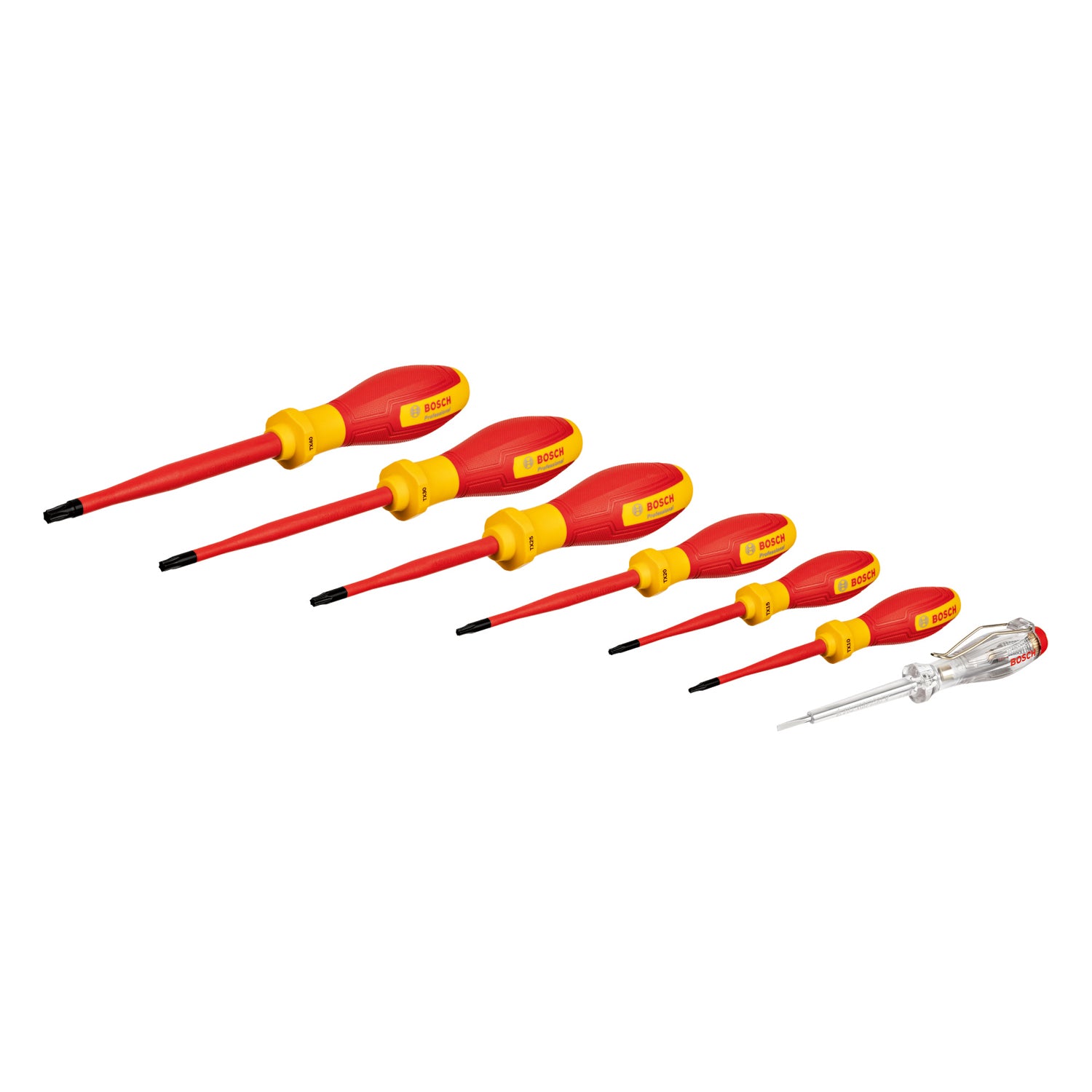 Bosch Professional VDE Screwdriver Set TX 7pc 1600A02NF8